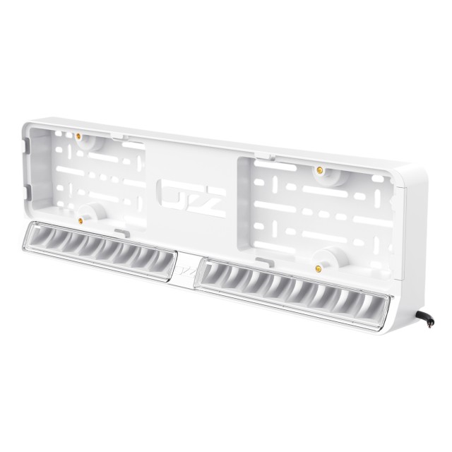Truck is Drug - OZZ DLP1 White, licence plate frame with double ledbar ...