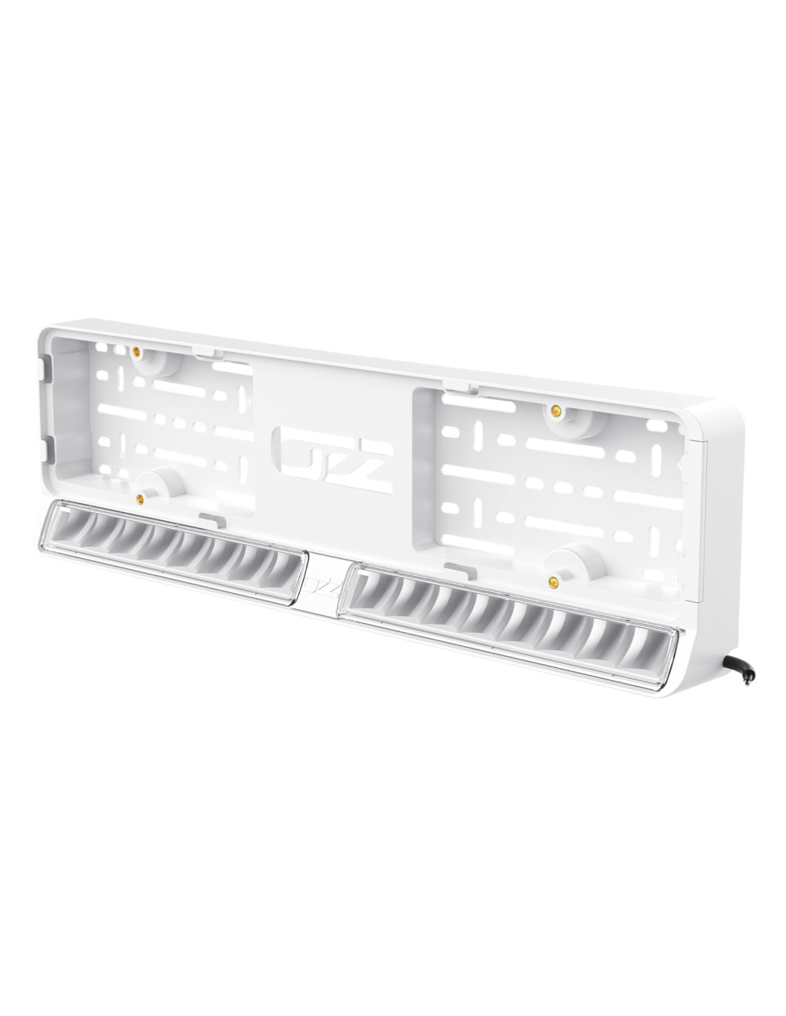 Truck is Drug - OZZ DLP1 White, licence plate frame with double ledbar ...